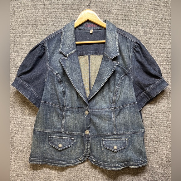 Gitano | Jackets & Coats | Vintage Gitano Jean Jacket Denim Size 2w ...